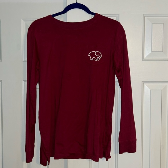 ivory ella | Tops | Red Ivory Ella Long Sleeve | Poshmark